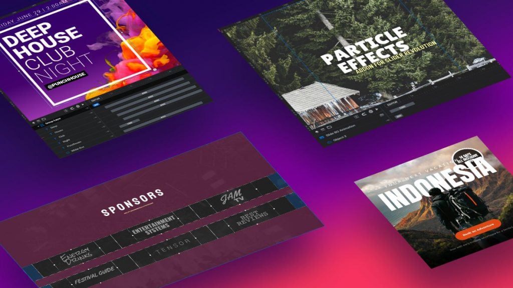 Slider Revolution Manual - Special Layers: Rows, Groups, Backgrounds ...