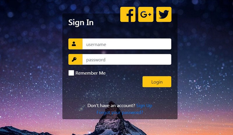 The Best Bootstrap Login Form Templates To Use The Best Bootstrap Login Form Templates To Use