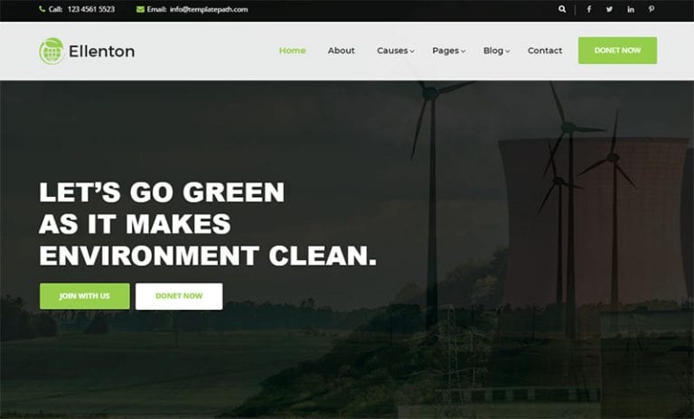 Great Non-Profit Website Templates for You to Download