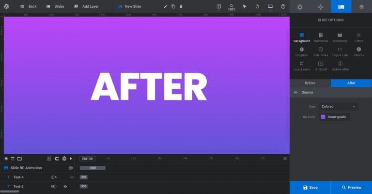 Slider Revolution Manual - Before & After Quick Start