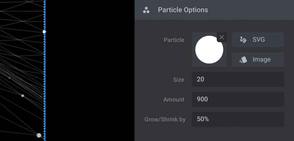 Slider Revolution Manual - Customizing Particle Waves