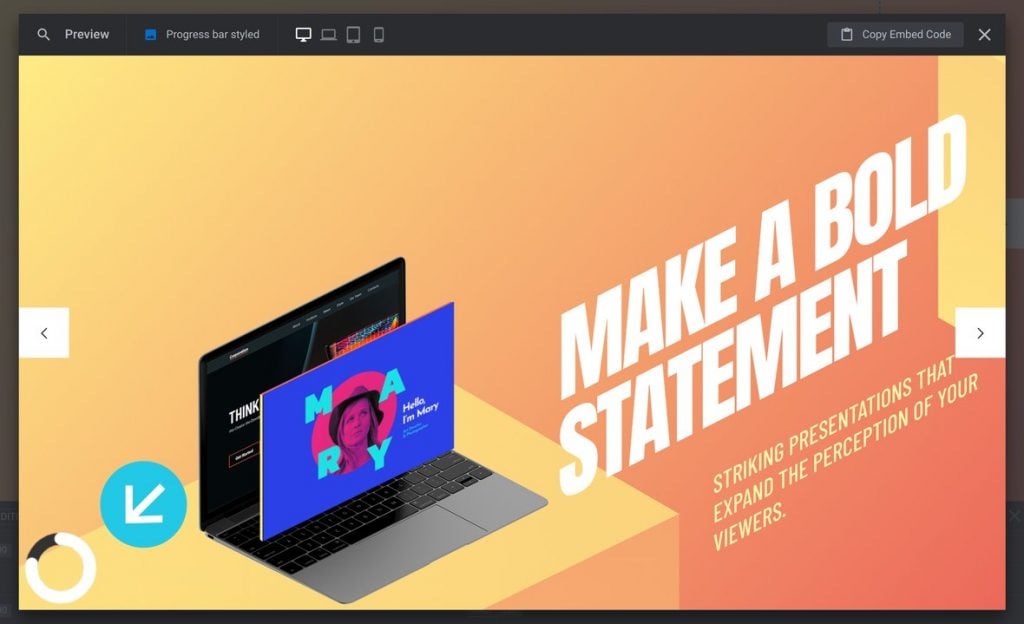 Slider Revolution Manual - Add and Style Progress Bars