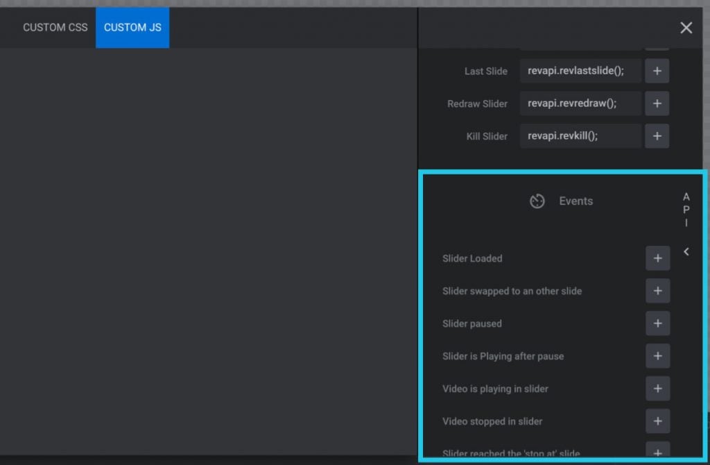 Slider Revolution Manual - Custom CSS and JavaScript with Slider Revolution