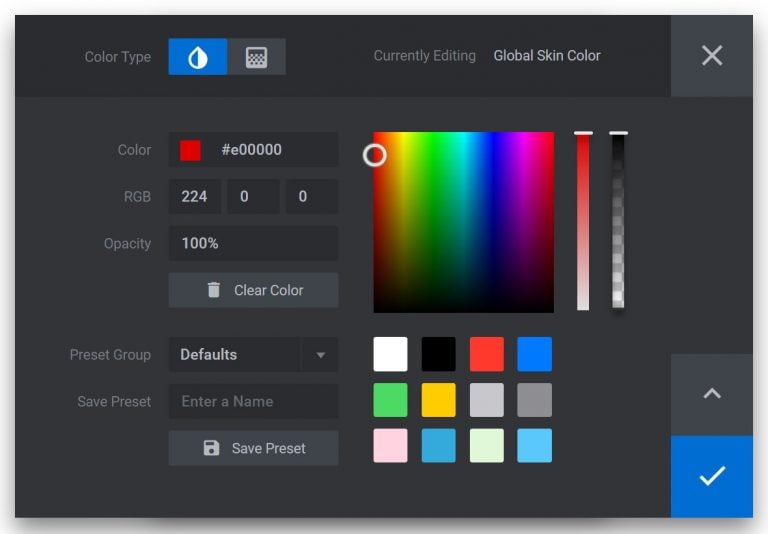 Slider Revolution Manual - Skin Based Color Schemes