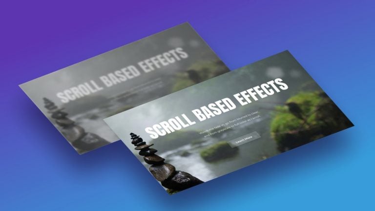 Slider Revolution Manual - Add Scroll Based Visual Effects
