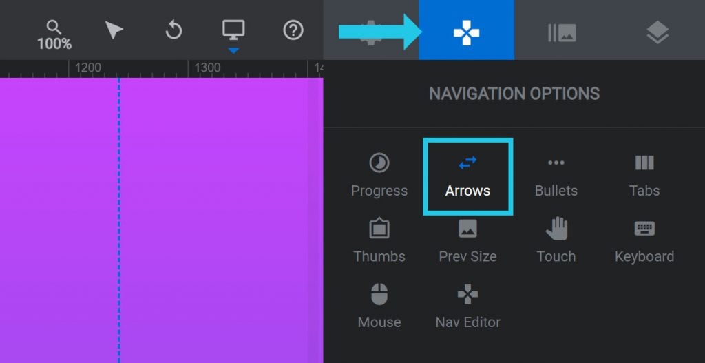 Slider Revolution Manual Activate And Configure Arrow Navigation 