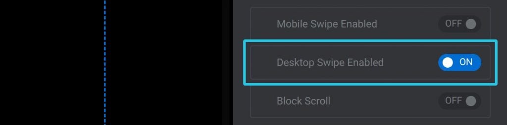 Slider Revolution Manual - Configuring Module Navigation with Touch, Keyboard & Mouse