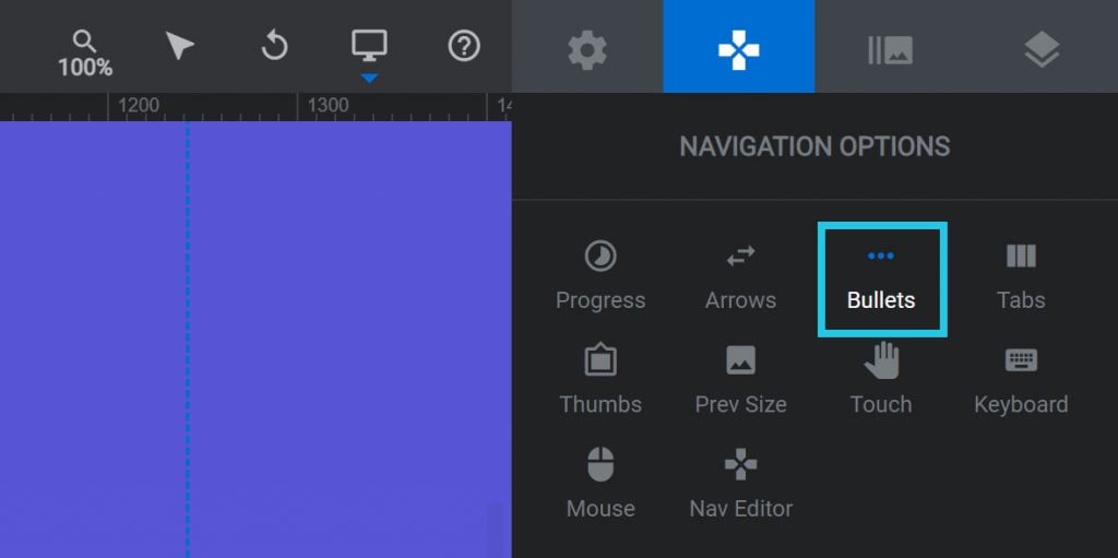 Slider Revolution Manual - Activate and Configure Bullet Navigation