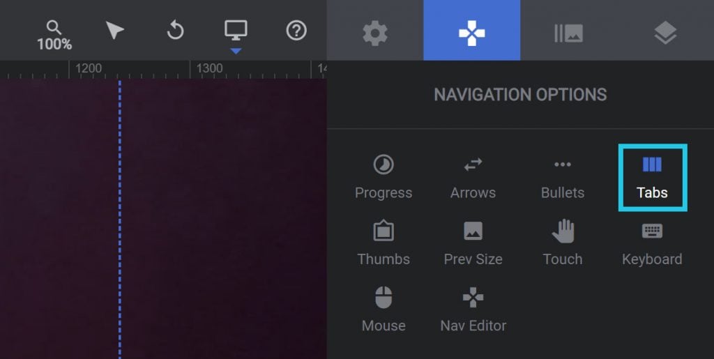 Slider Revolution Manual - Activate and Configure Tab Navigation