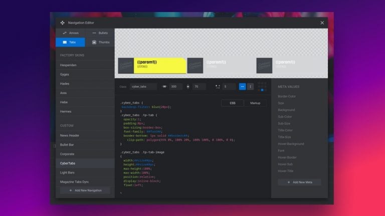 Slider Revolution Manual - Make Custom Navigation Skins Using the ...