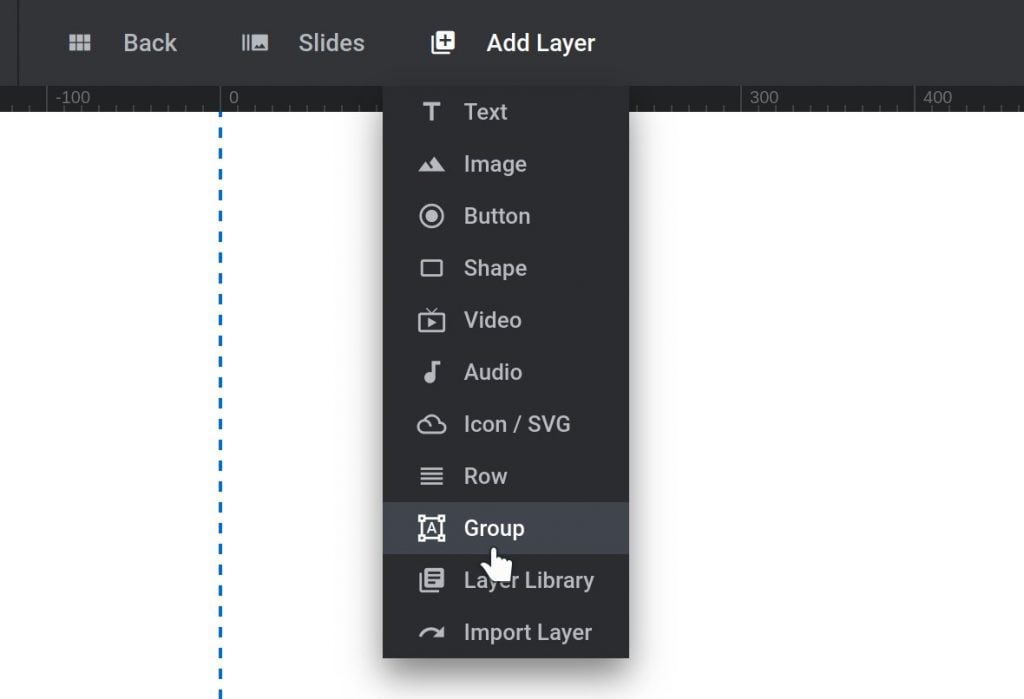 Slider Revolution Manual - Adding and Using Group Layers