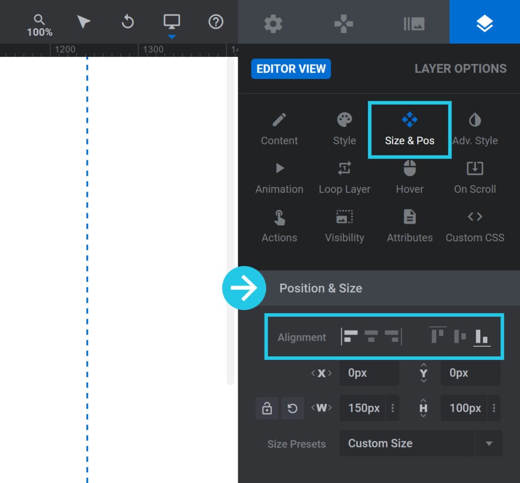 Slider Revolution Manual - Absolute Position in Slider Revolution