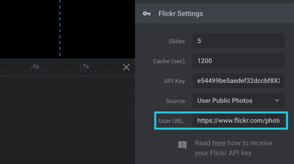 Slider Revolution Manual - Create a Flickr Media Feed From Scratch