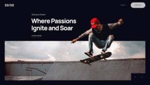 50/50 Split Screen Website Design - Slider Revolution