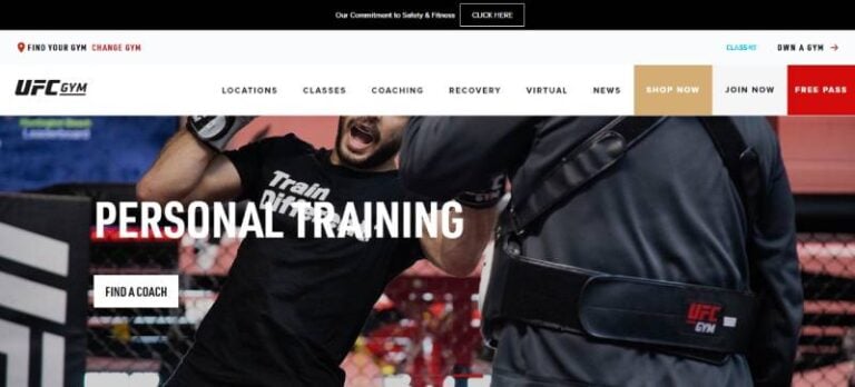 Outstanding Gym Website Design Examples