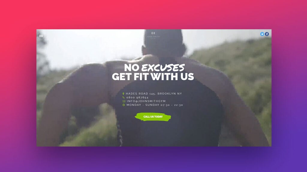 Outstanding Gym Website Design Examples