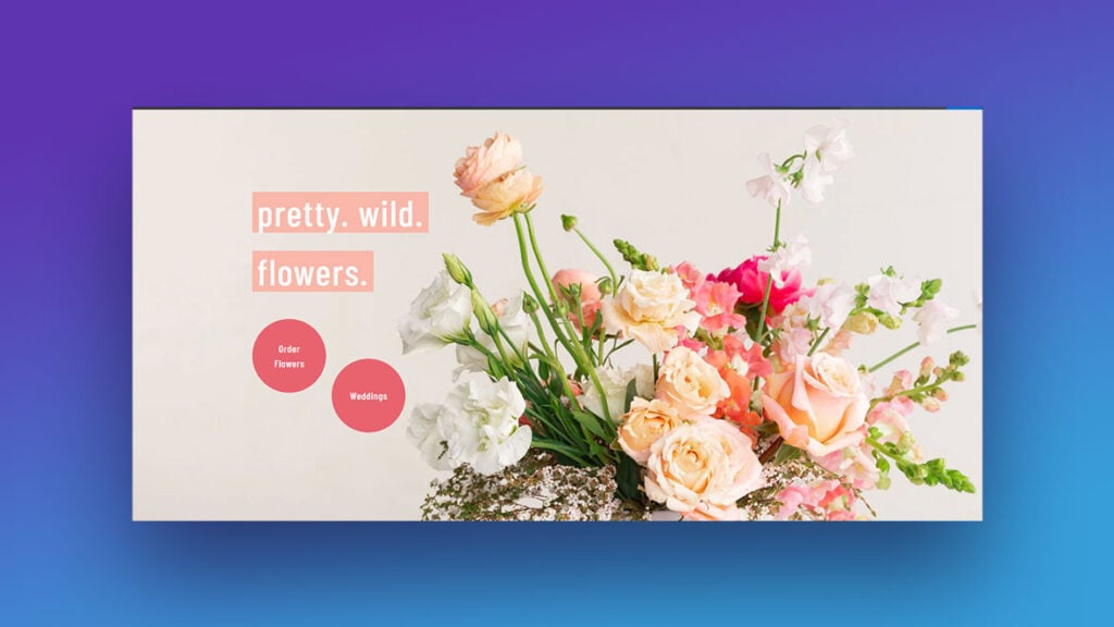 Florist Website Design Examples To Inspire From