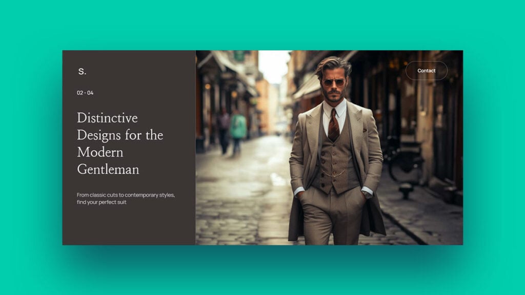 Stylish Clothing Website Design Examples