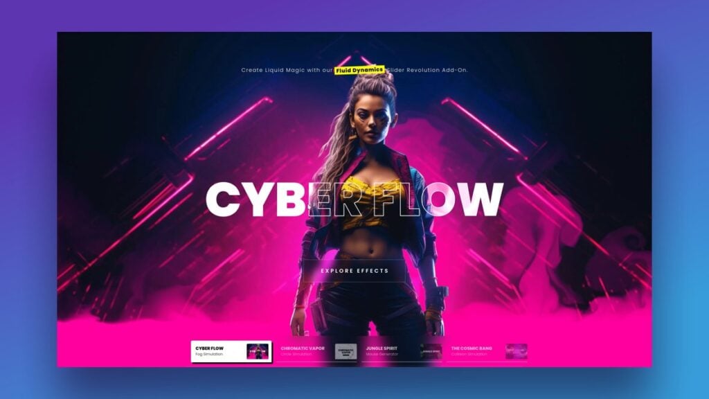 Slider Revolution Manual - Fluid Dynamics Quick Start