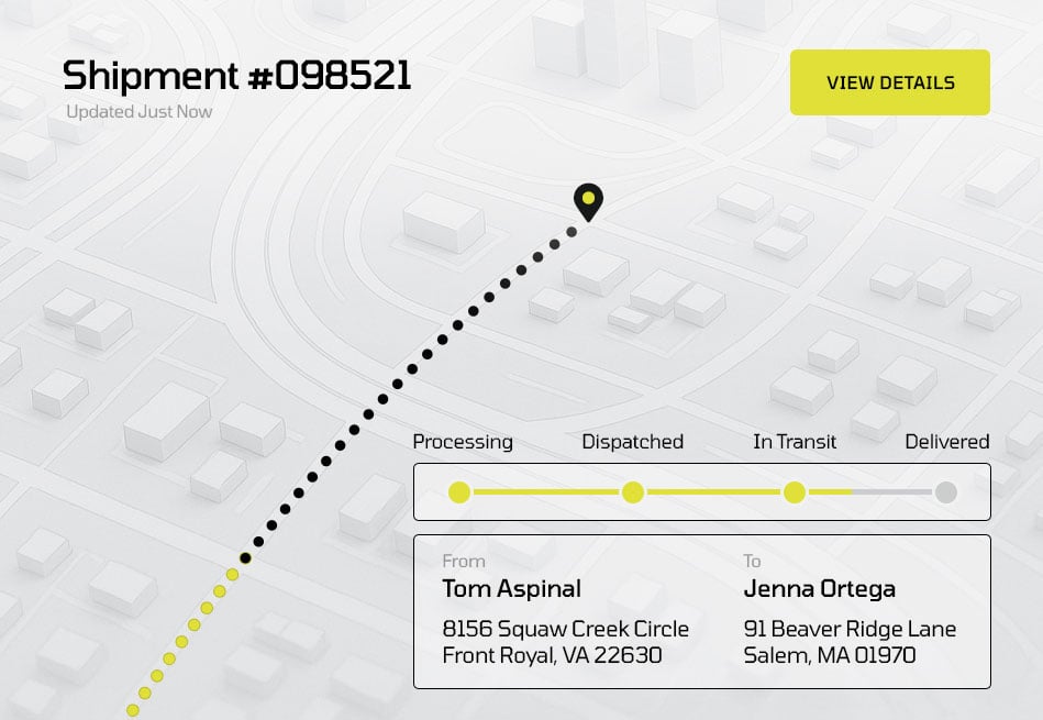 AI-Powered Autonomous Delivery Slider Template